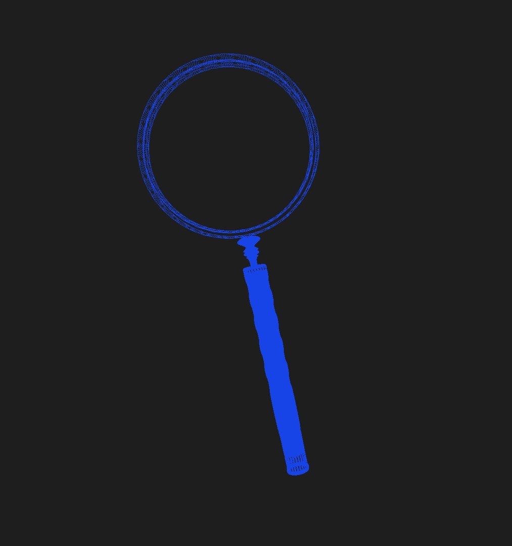 Free Magnifying Glass 3d Model