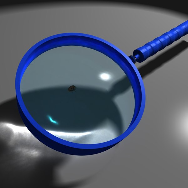 free magnifying glass 3d model