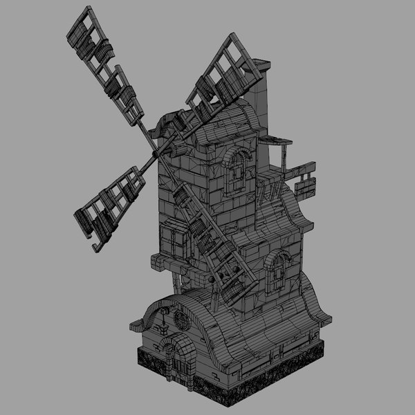 3D Stylized Windmill 01 - TurboSquid 1818406