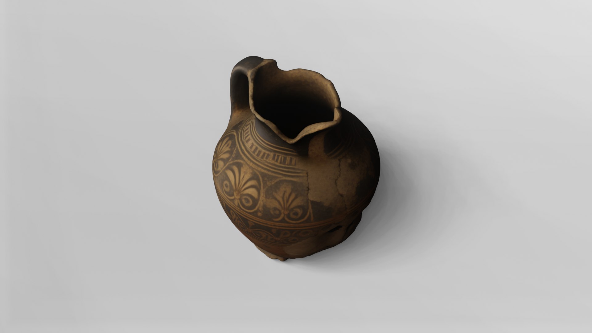 Ancient Greek Ornamental Pitcher 3D Model - TurboSquid 2408940
