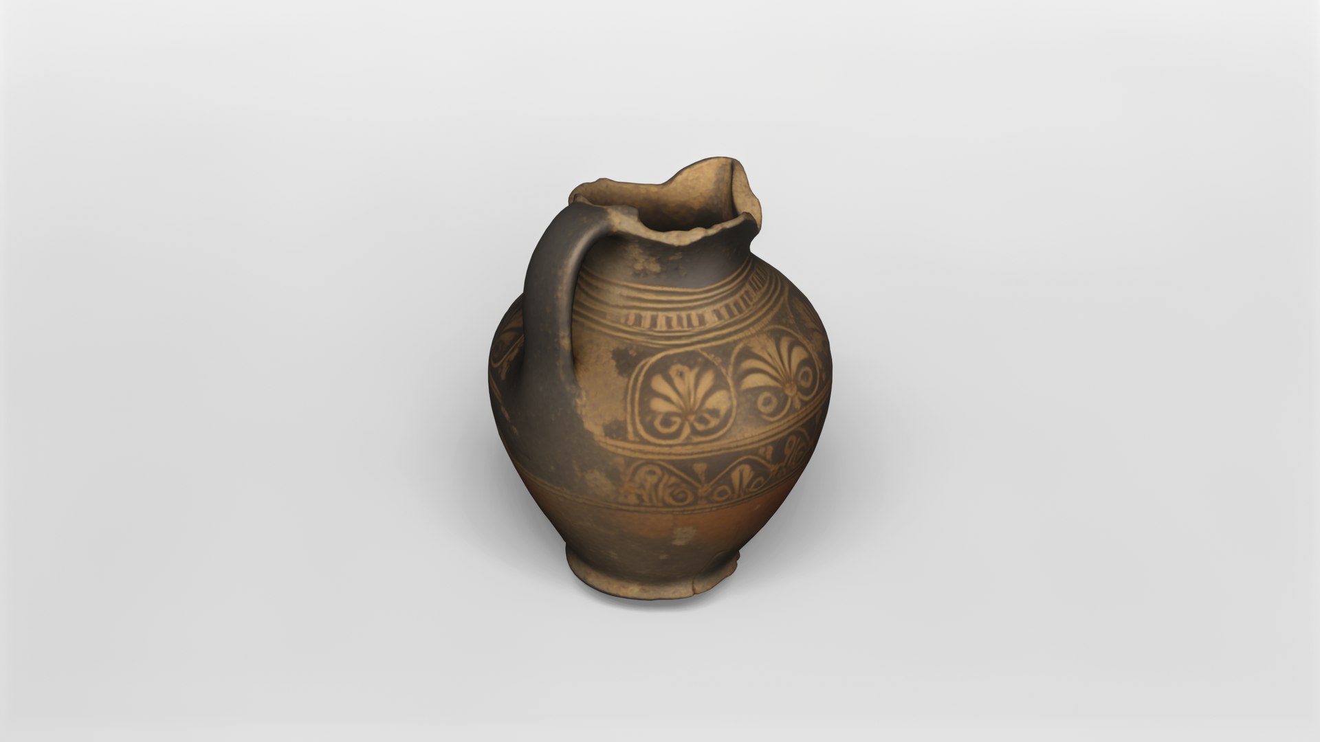 Ancient Greek Ornamental Pitcher 3D Model - TurboSquid 2408940