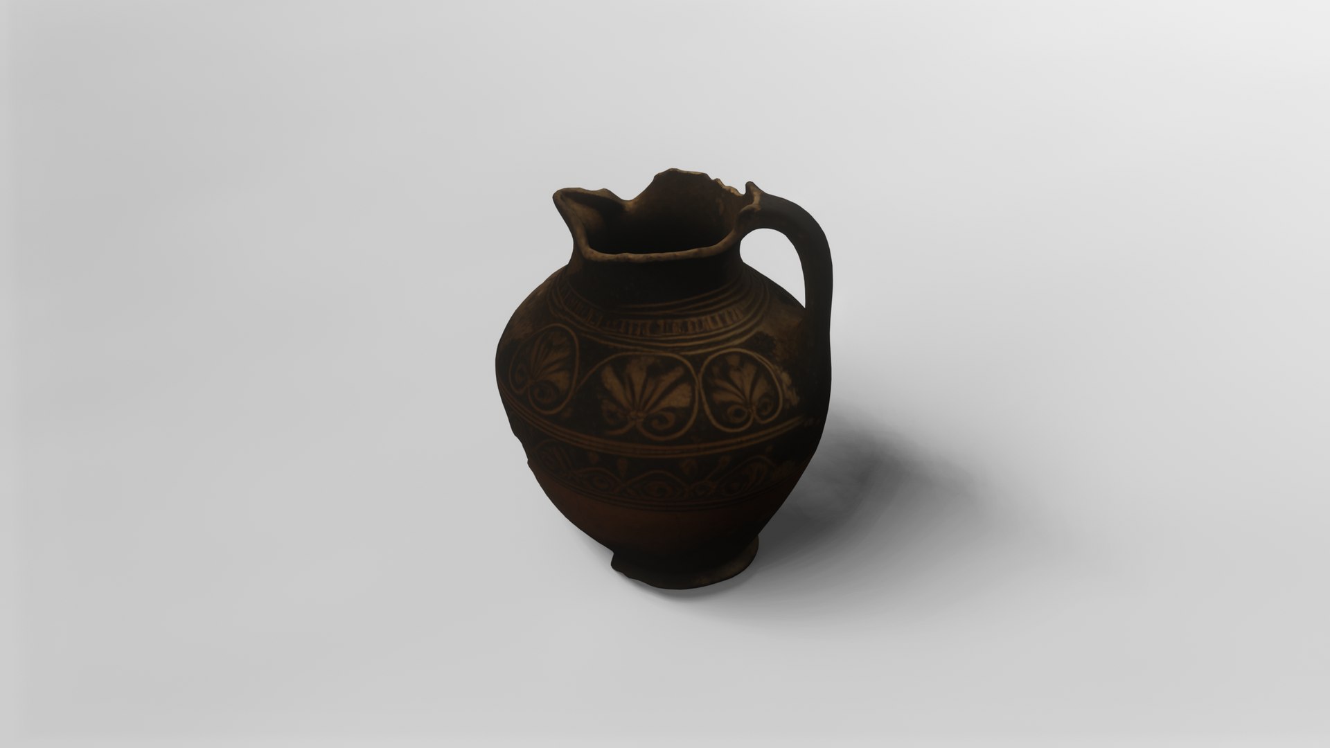 Ancient Greek Ornamental Pitcher 3D Model - TurboSquid 2408940