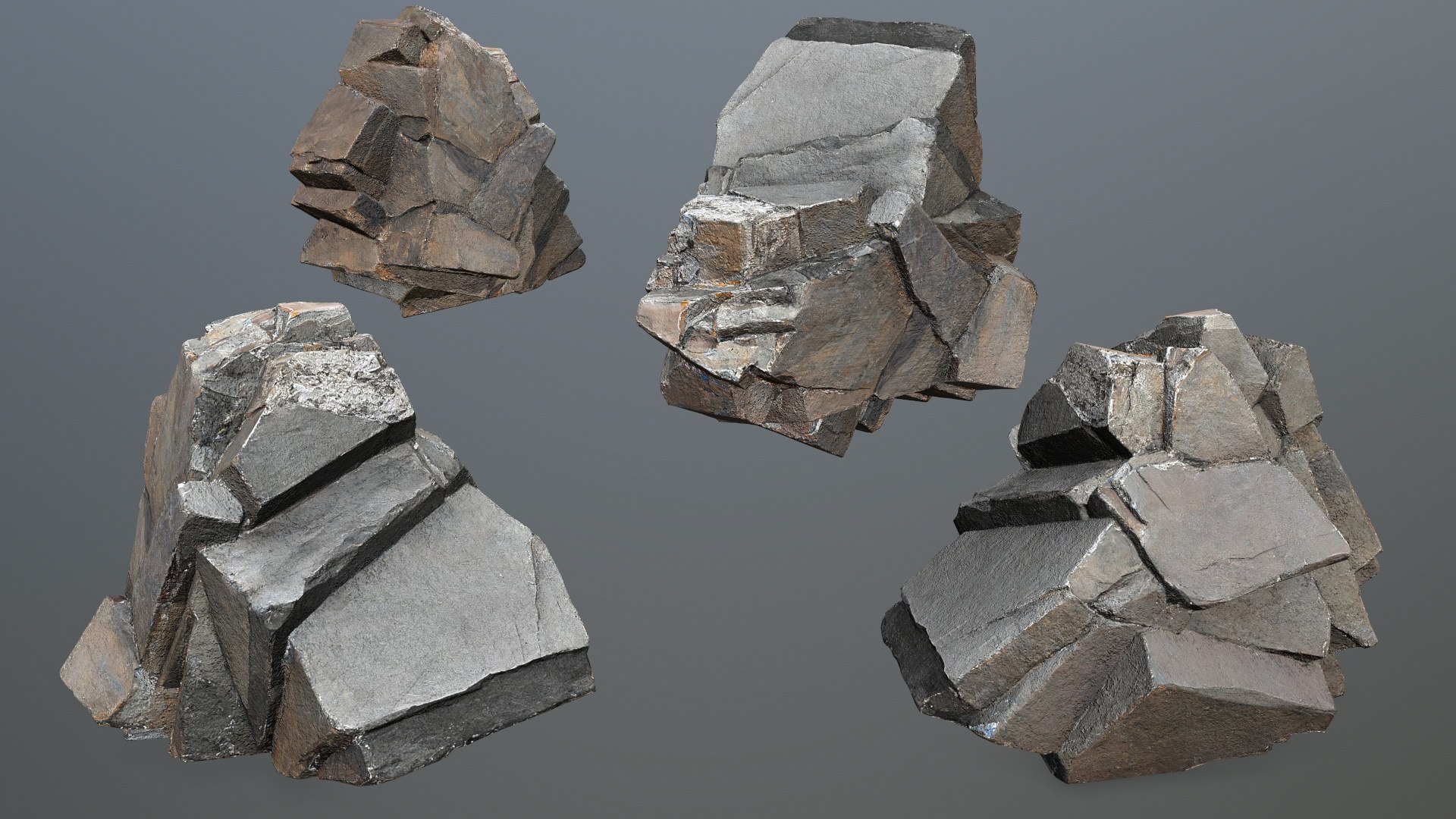 Cliff rocks 3D - TurboSquid 2176944