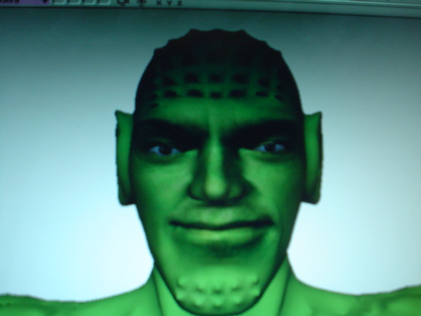 3d Obj Green Alien