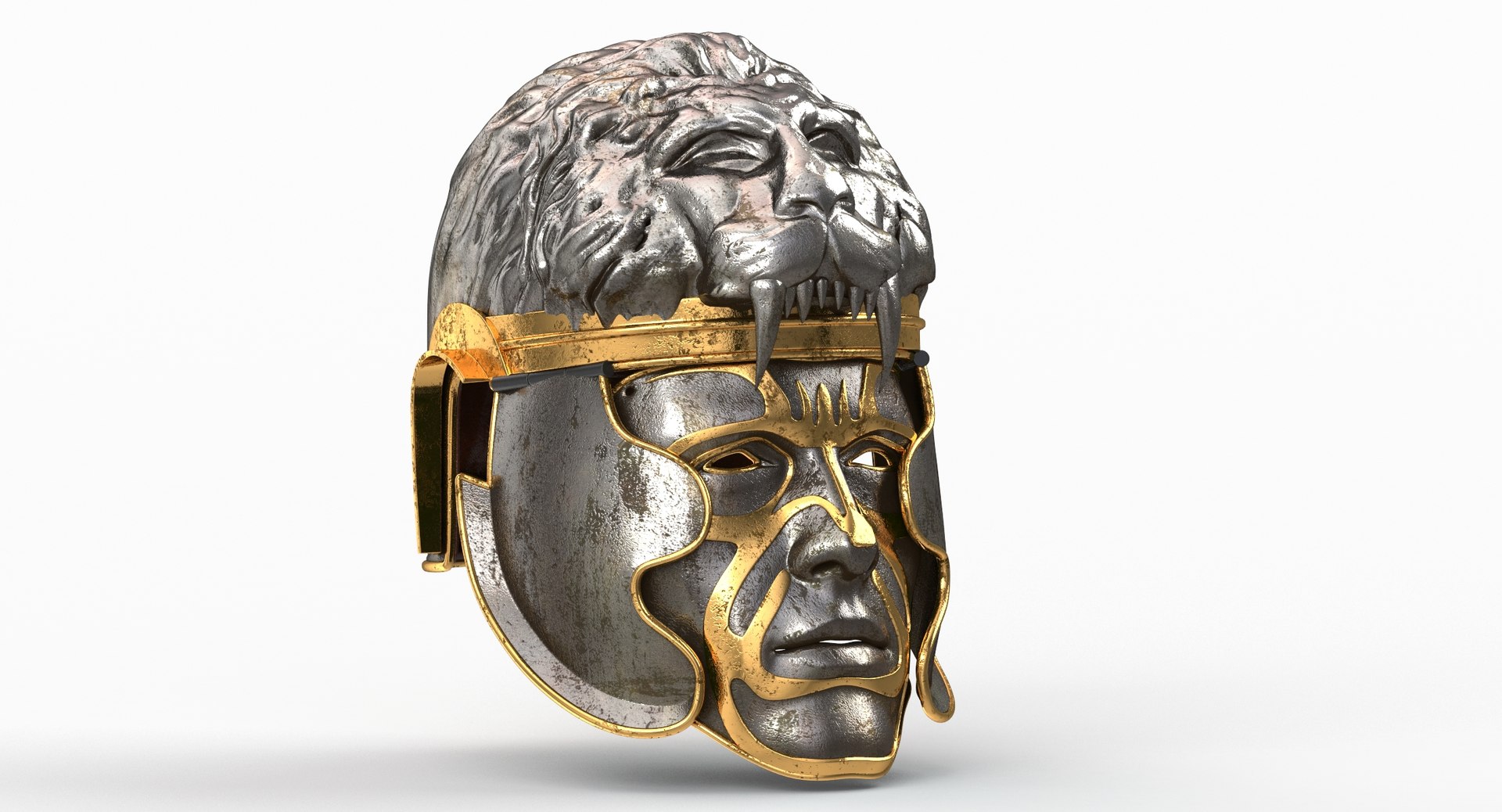Medieval Lion Helmet 3D - TurboSquid 1163694