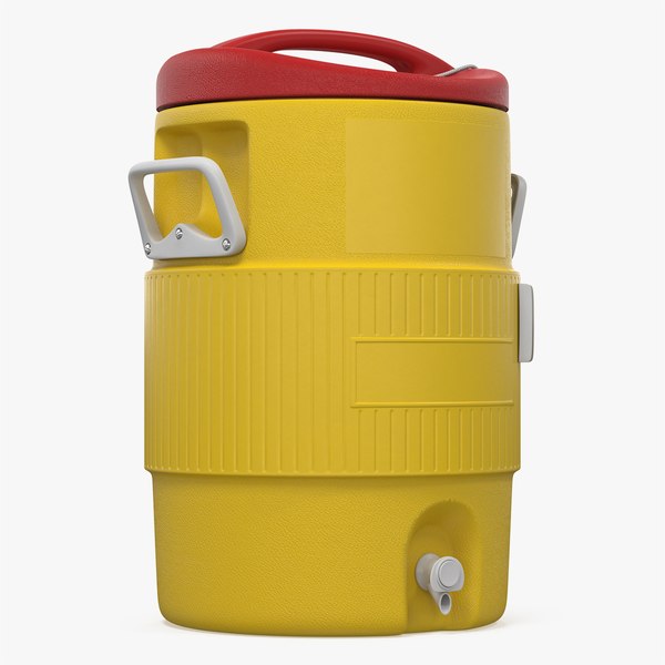 modelo 3d Yellow Gallon Industrial Water Cooler - TurboSquid 1959641