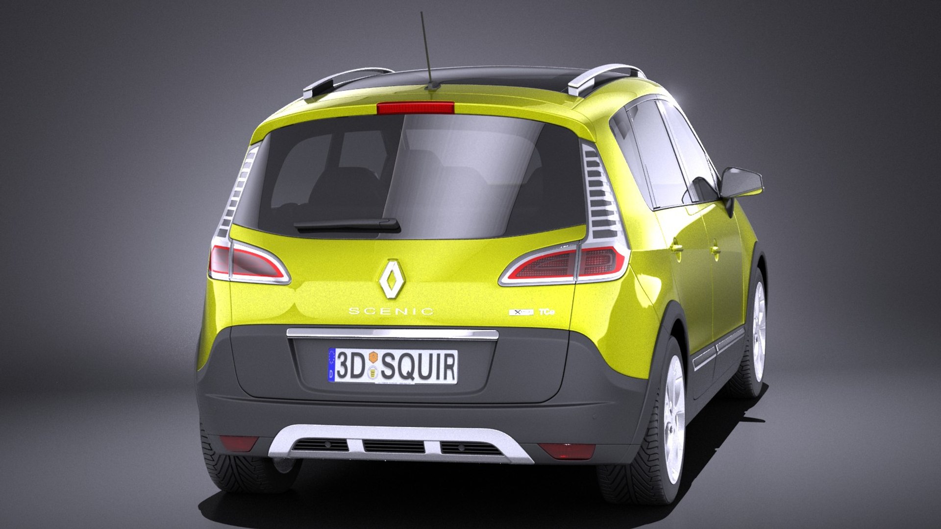 3D 2016 renault scenic model - TurboSquid 1228446