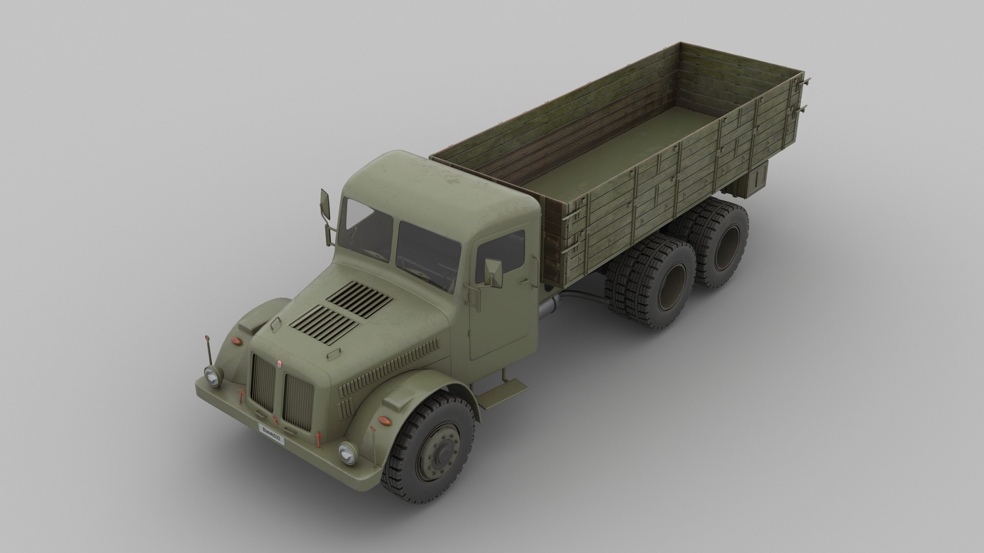 3D Tatra 111 With Interior - TurboSquid 2170361