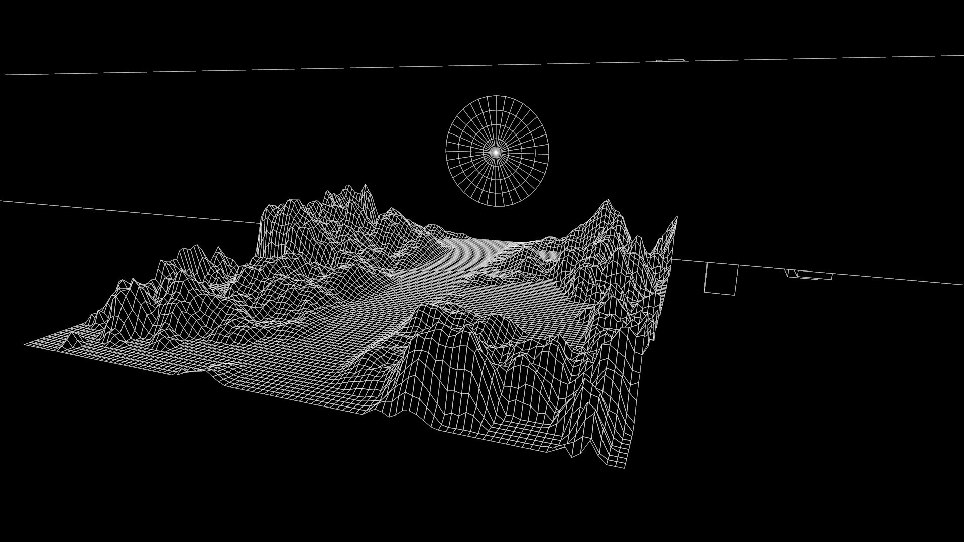 Synthwave Landscape 3D Model - TurboSquid 2170899