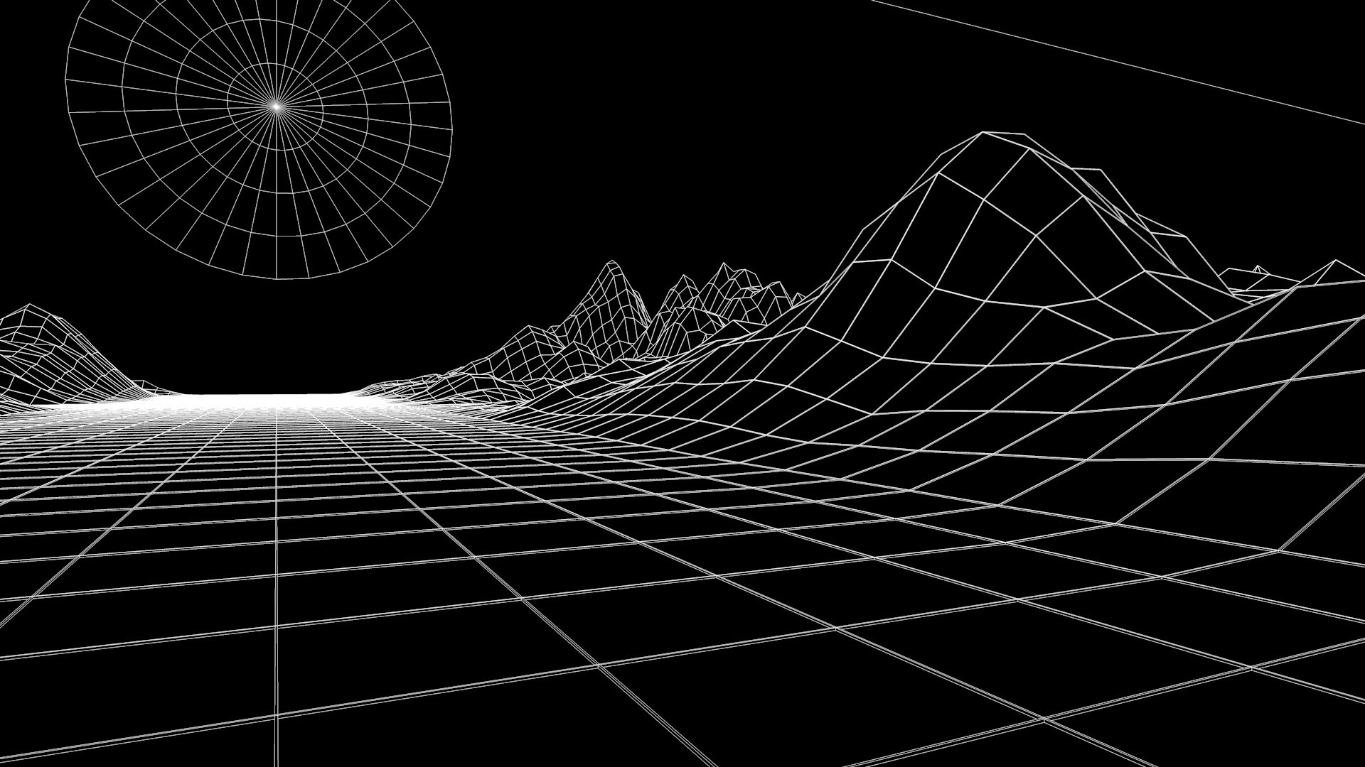 Synthwave Landscape 3D Model - TurboSquid 2170899