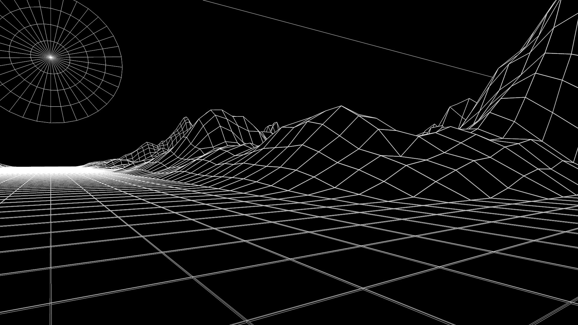 Synthwave Landscape 3D Model - TurboSquid 2170899