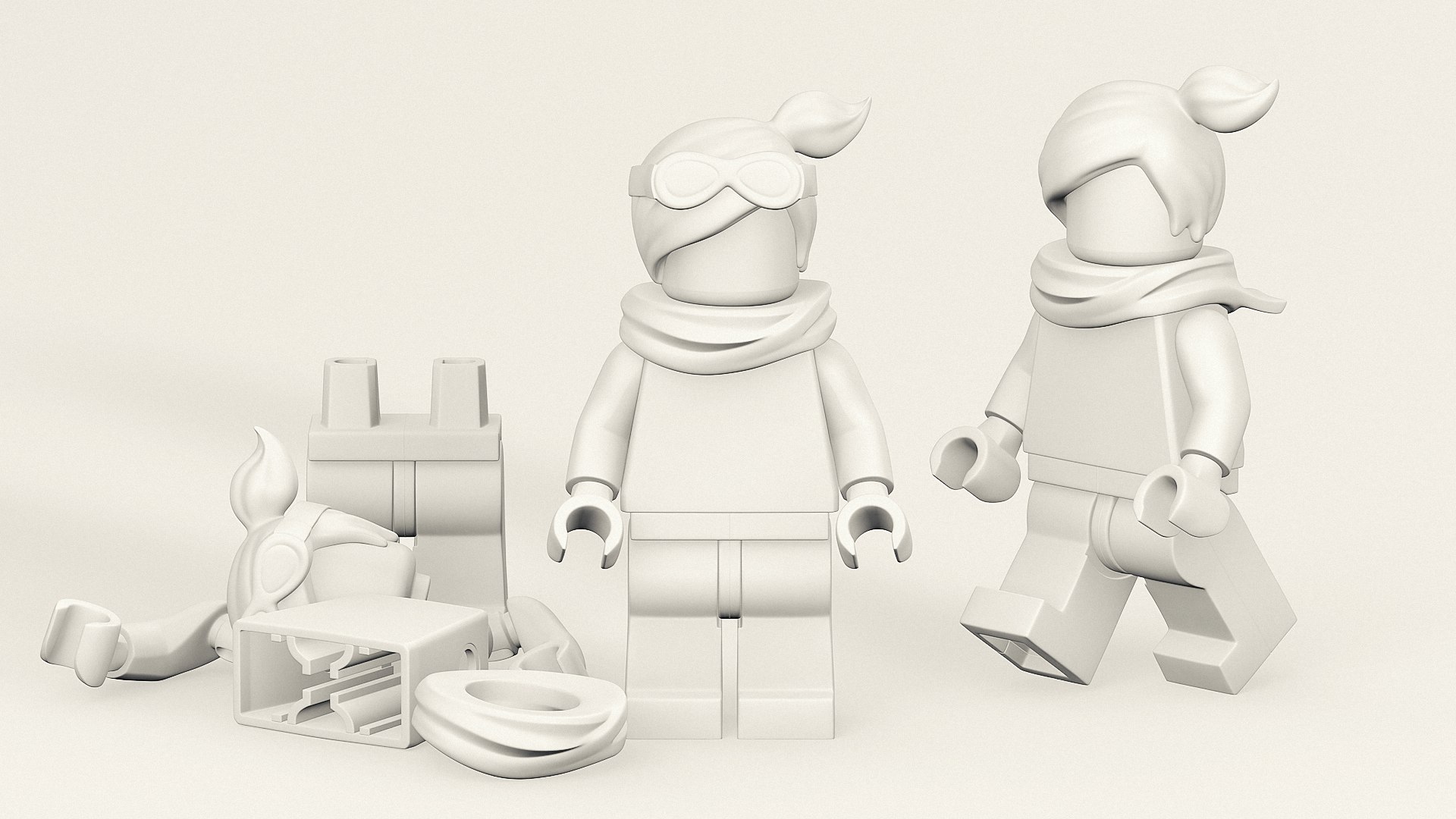 3D Lego Figure Lucy Aka Wyldstyle Character Movie Model - TurboSquid ...