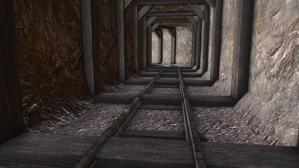 3D Modular Low Poly PBR Underground Mine model - TurboSquid 1739582