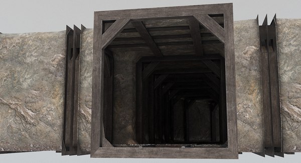 3D Modular Low Poly PBR Underground Mine model - TurboSquid 1739582