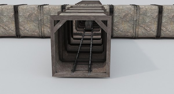 3D Modular Low Poly PBR Underground Mine model - TurboSquid 1739582