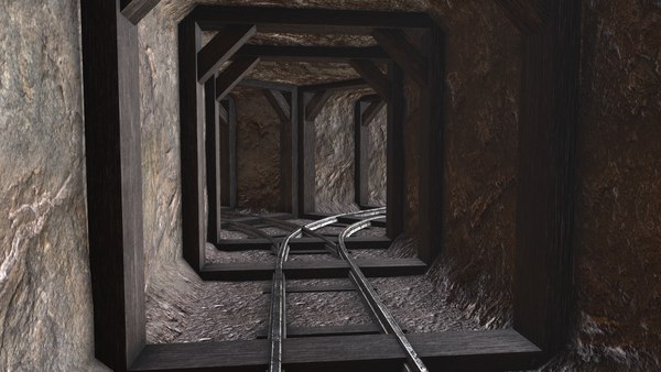 3D Modular Low Poly PBR Underground Mine model - TurboSquid 1739582