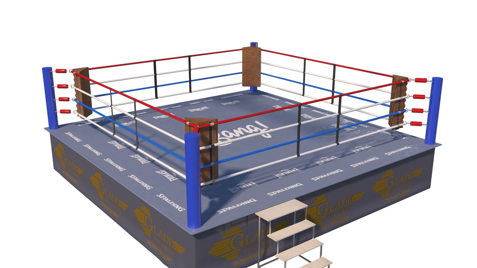 3D Boxing Ring Model - TurboSquid 1580282
