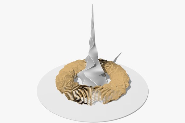 modelo 3d Toro torcido de la torre espiral de ciencia ficción gratis ...