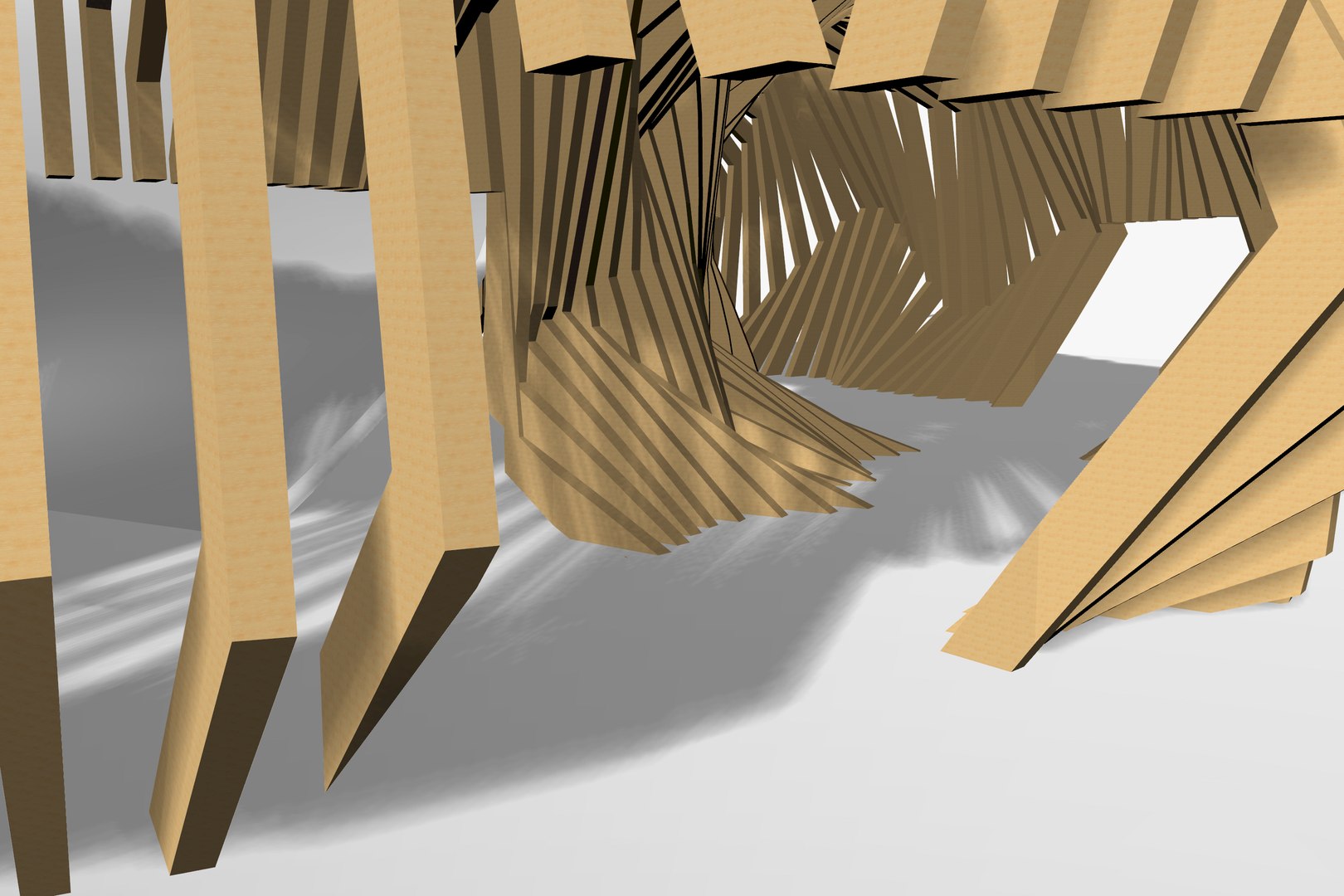 SciFi Spiral Tower Twisted Torus 3D Model - TurboSquid 1891792