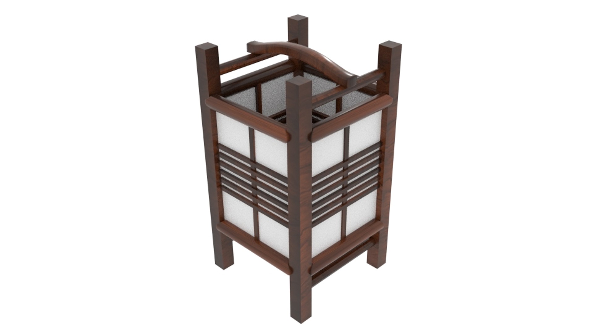 Kaigan Japanese Lamp 3D Model - TurboSquid 1193312