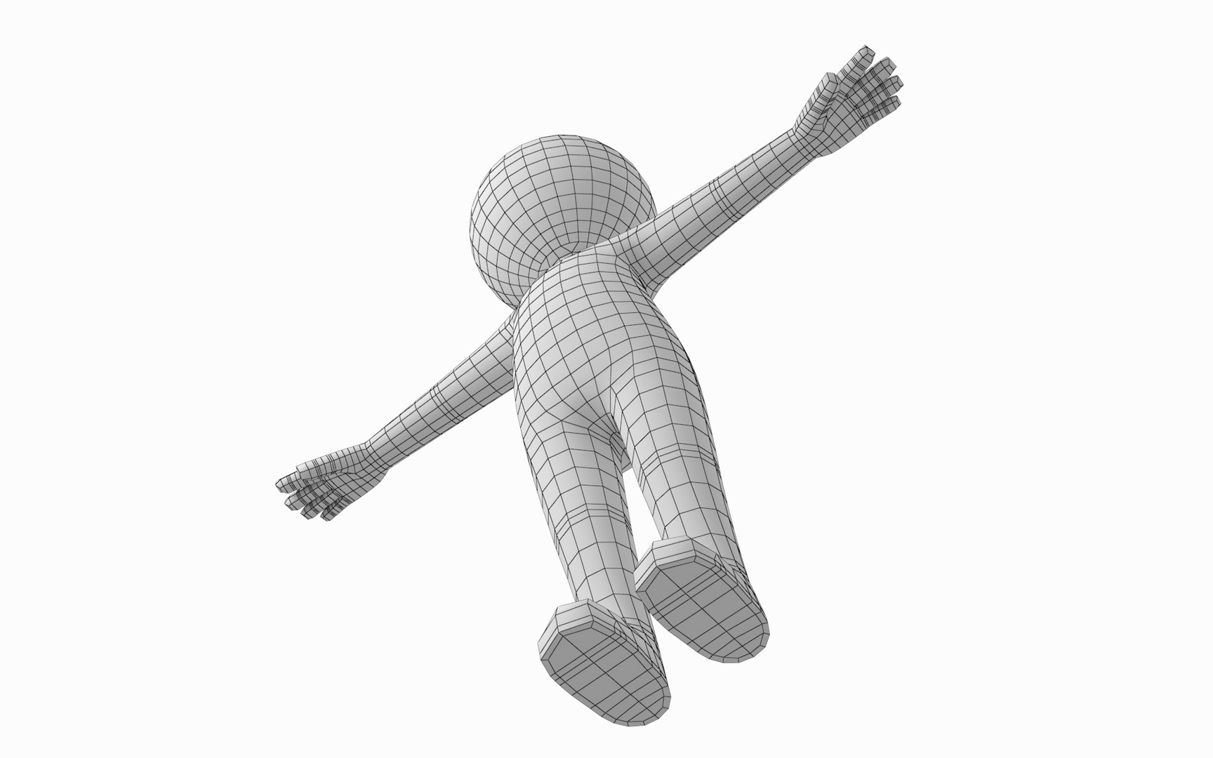 Adult Stylized Stickman In T-Pose 3D Model - TurboSquid 2070722