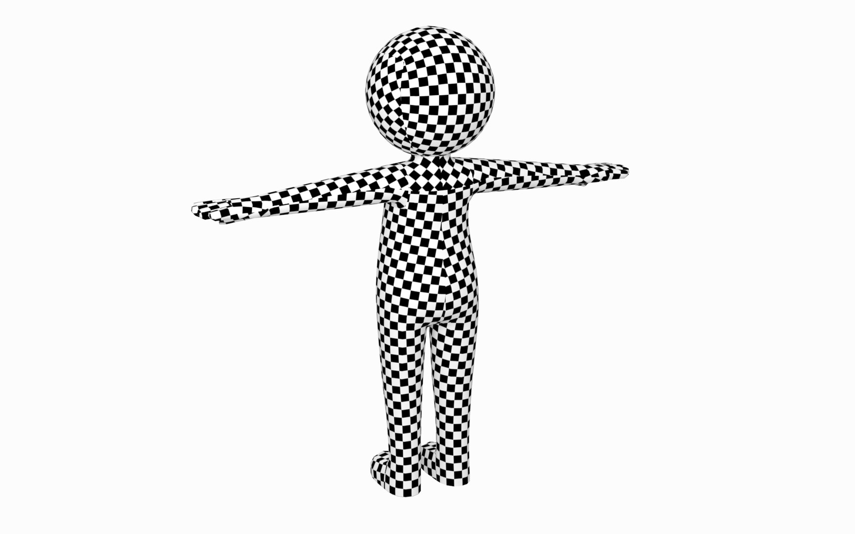 Adult Stylized Stickman In T-Pose 3D Model - TurboSquid 2070722