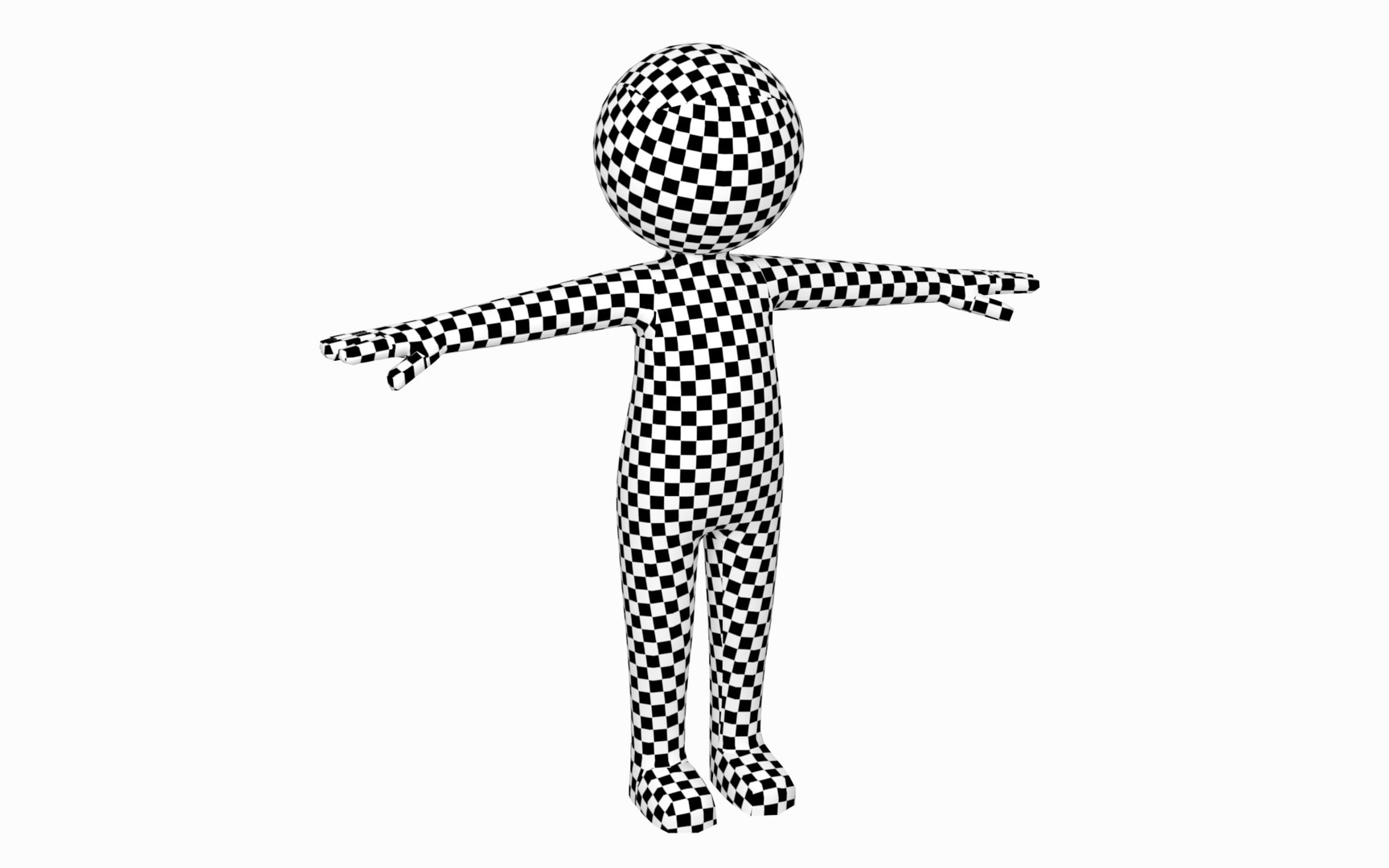 Adult Stylized Stickman In T-Pose 3D Model - TurboSquid 2070722