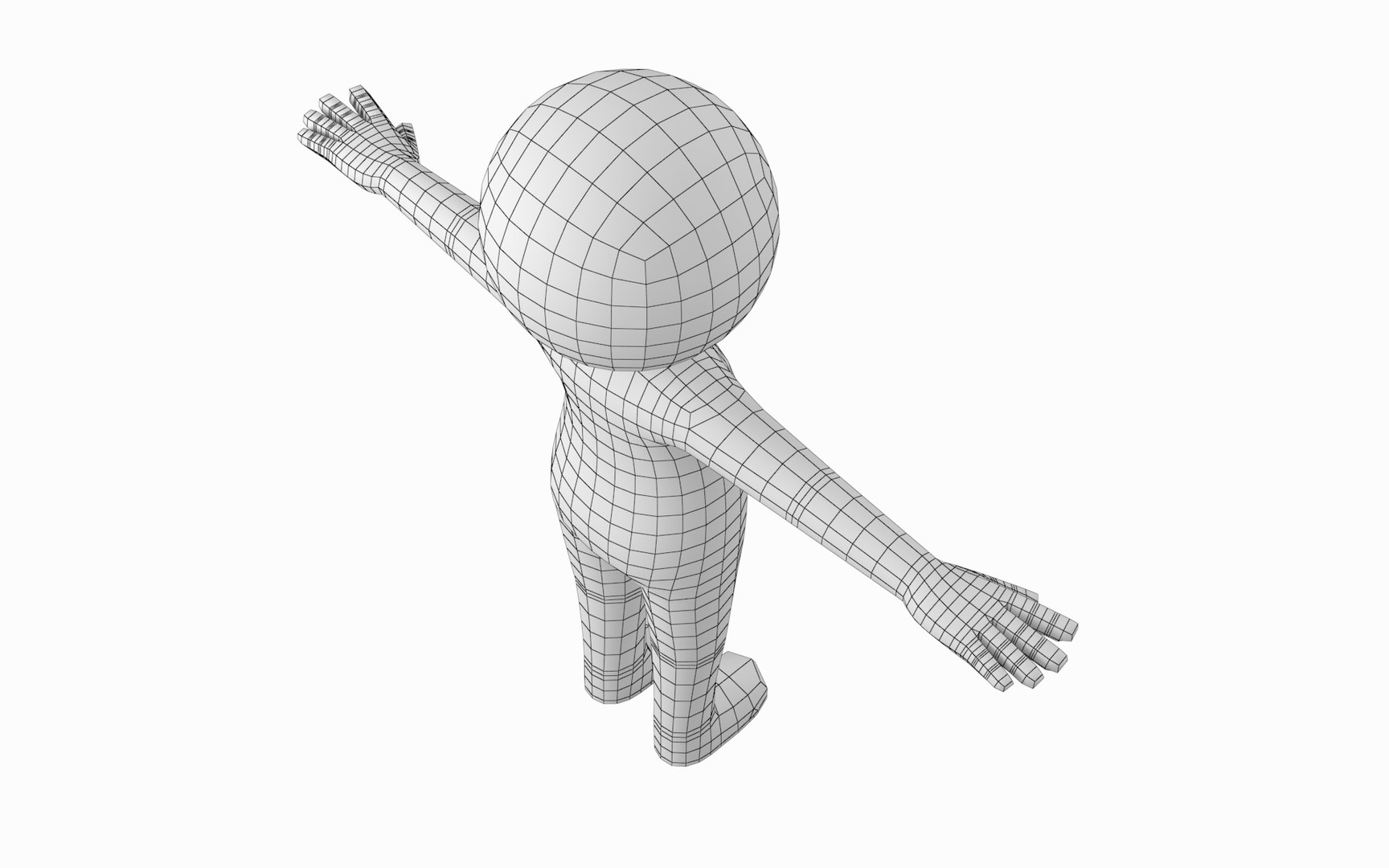 Adult Stylized Stickman In T-Pose 3D Model - TurboSquid 2070722