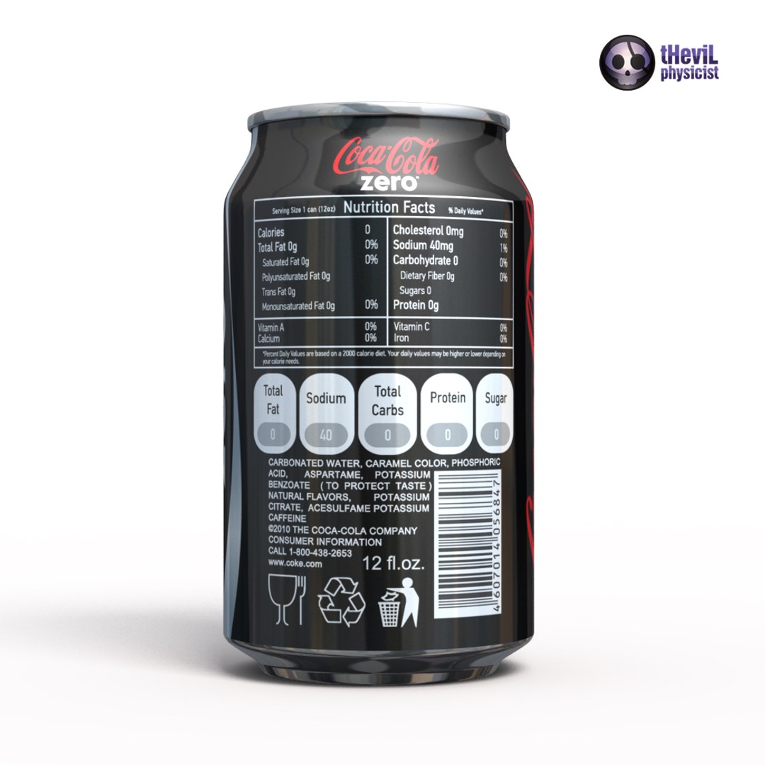 3ds Max Coca Cola Zero