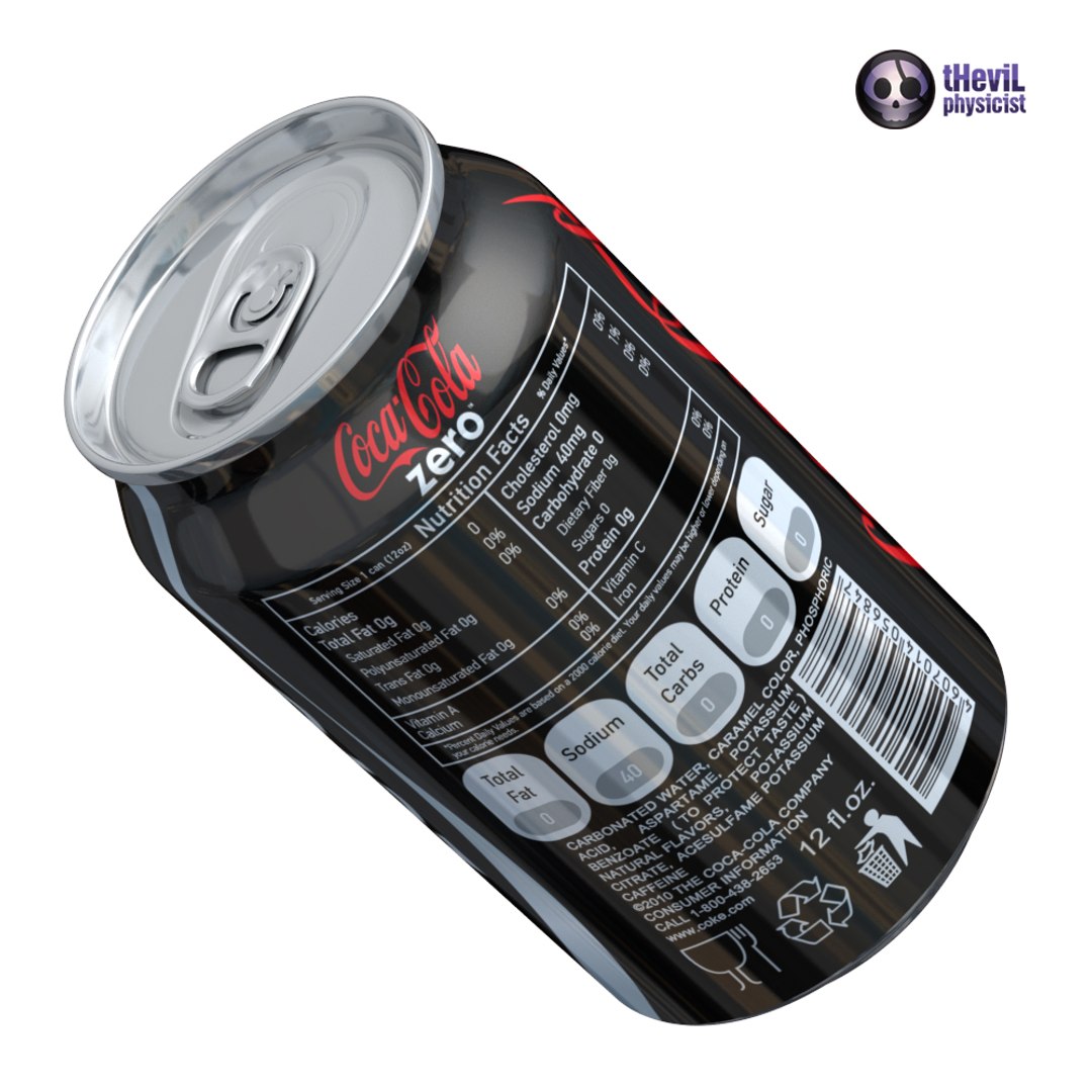3ds Max Coca Cola Zero