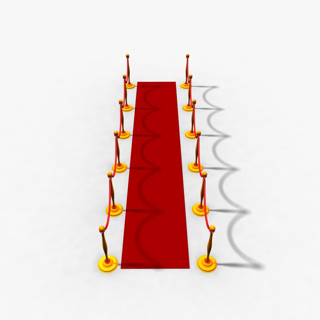 3d Model Red Carpet