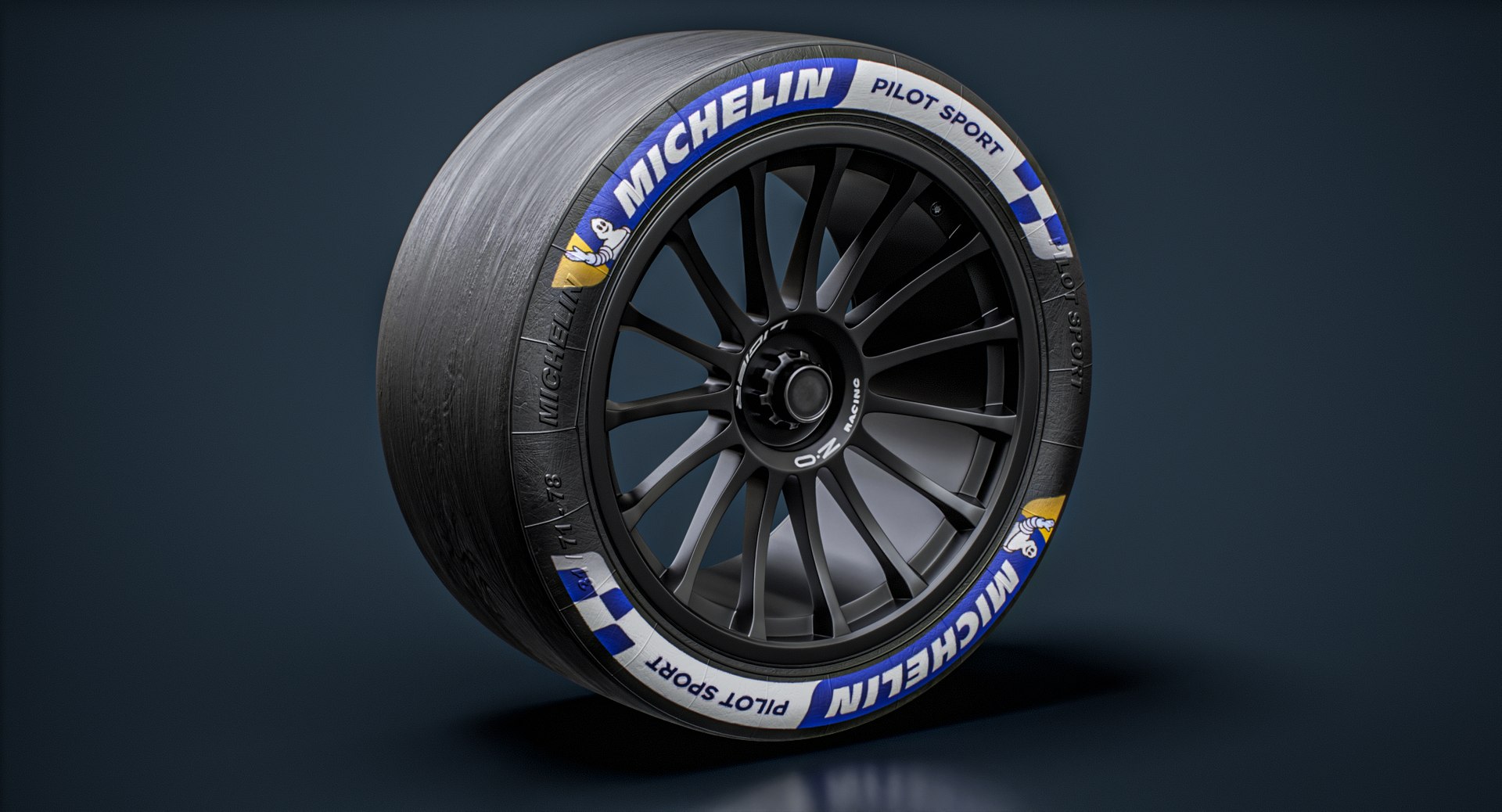 3D Michelin WEC LMP3 Wheel 2025 Model - TurboSquid 2352108