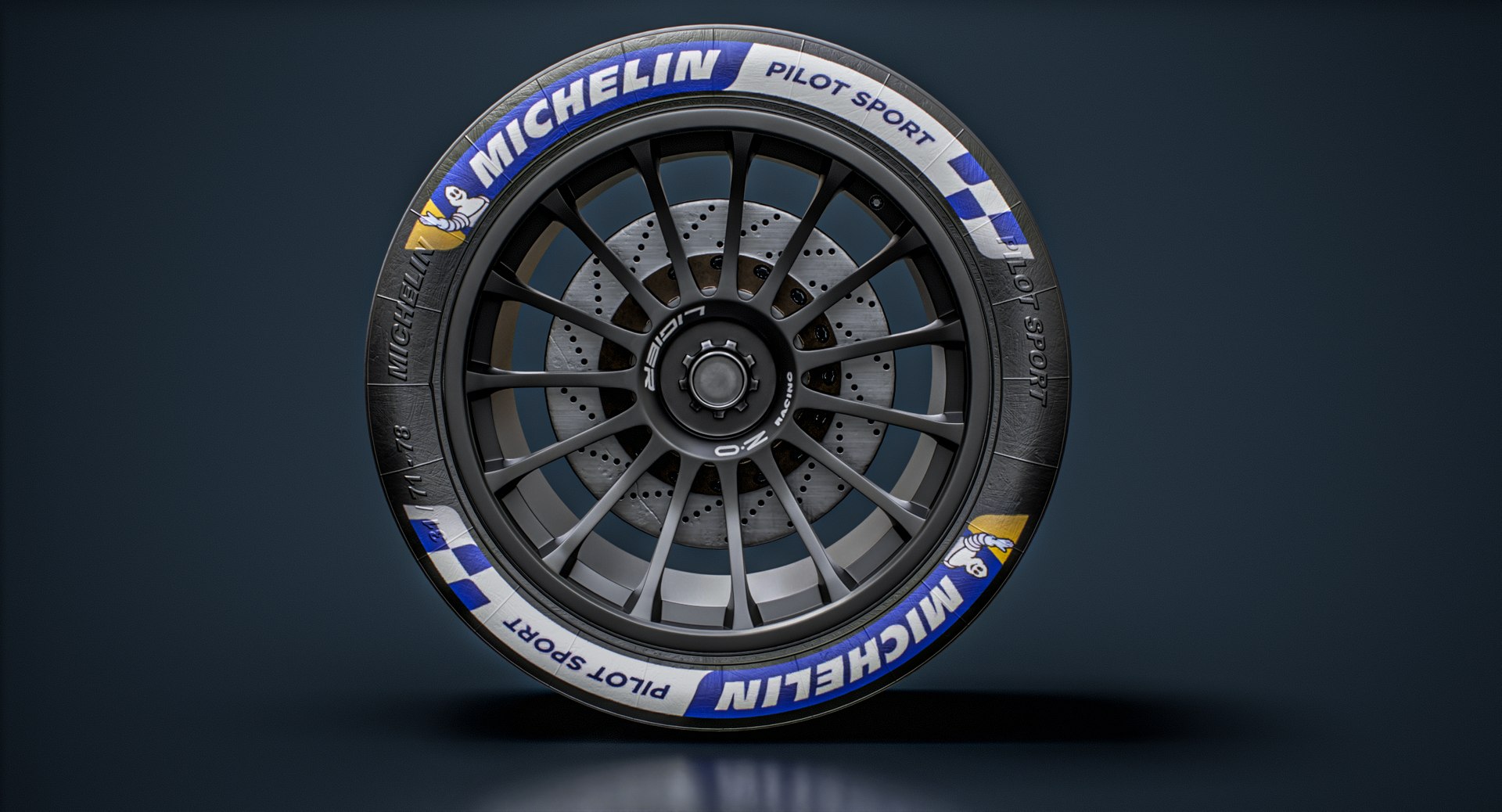 3D Michelin WEC LMP3 Wheel 2025 Model - TurboSquid 2352108