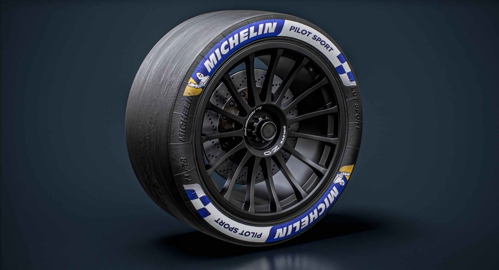 3D Michelin WEC LMP3 Wheel 2025 Model - TurboSquid 2352108