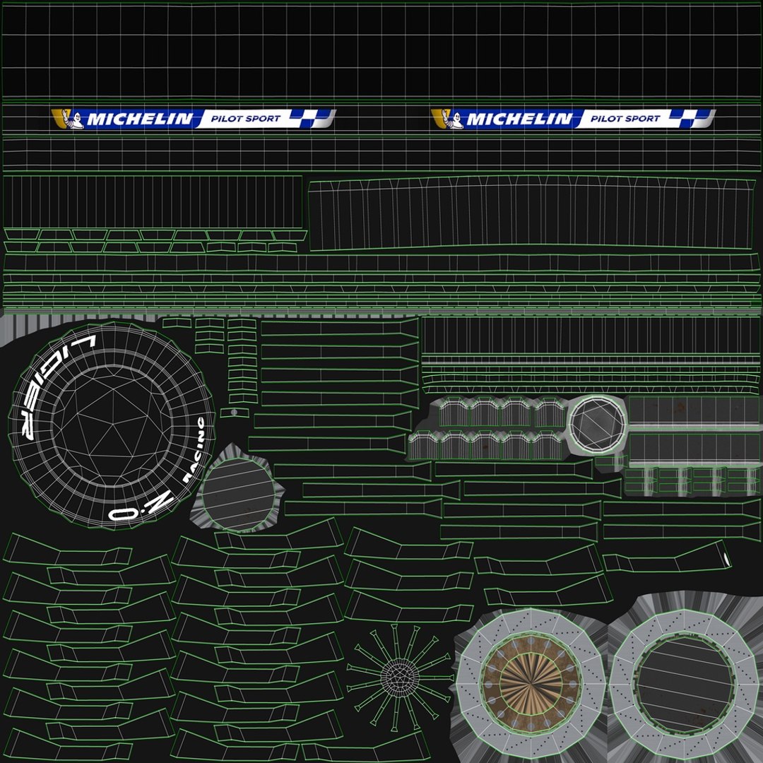 3D Michelin WEC LMP3 Wheel 2025 Model - TurboSquid 2352108