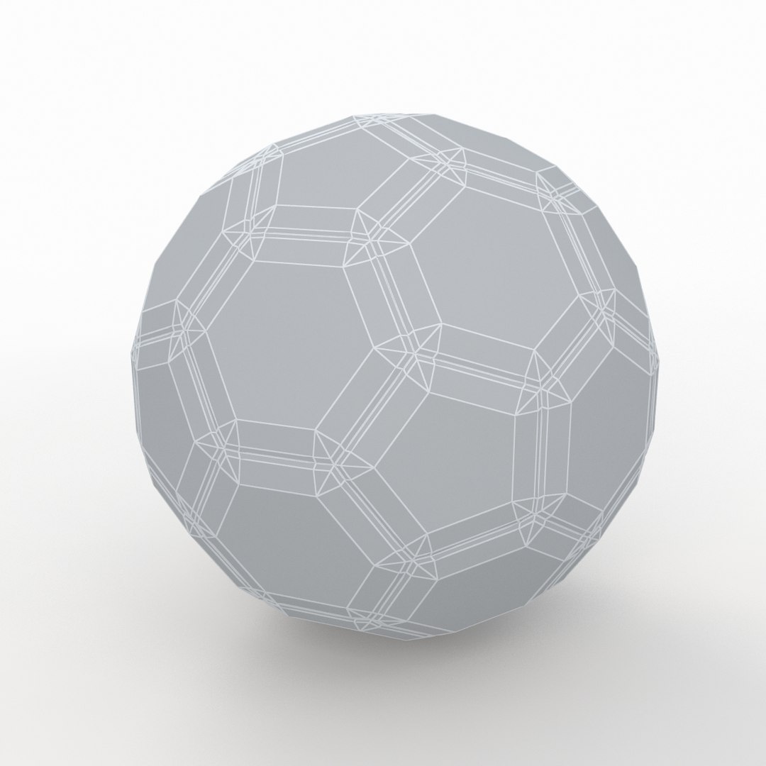 3d model soccer ball