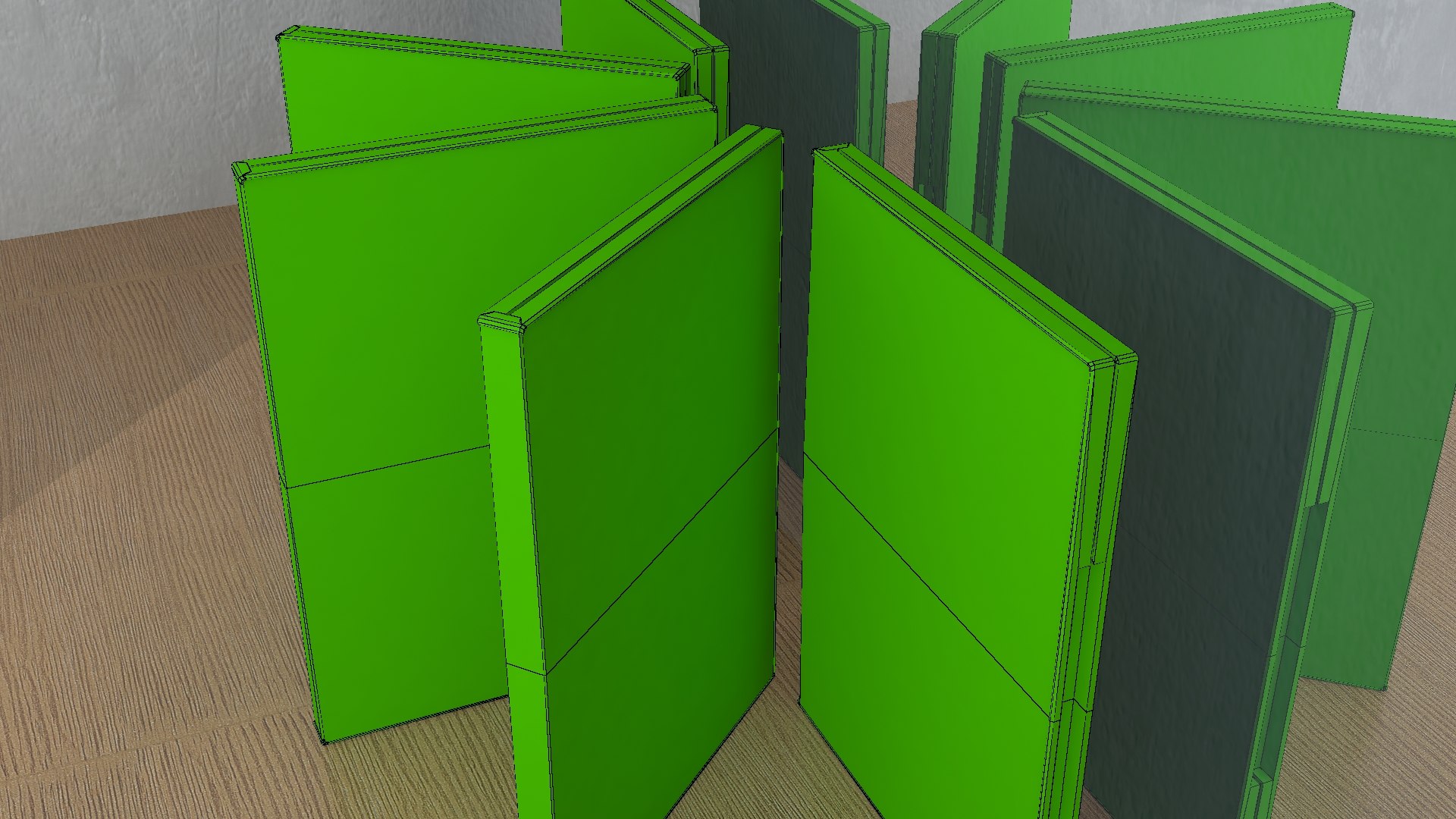 3d Model Set Xbox360 Games