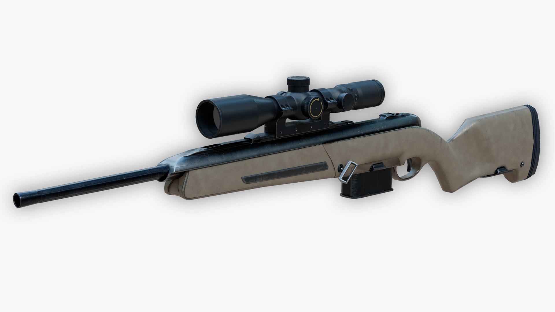Steyr Scout Sniper Rifle 3D - TurboSquid 2206350