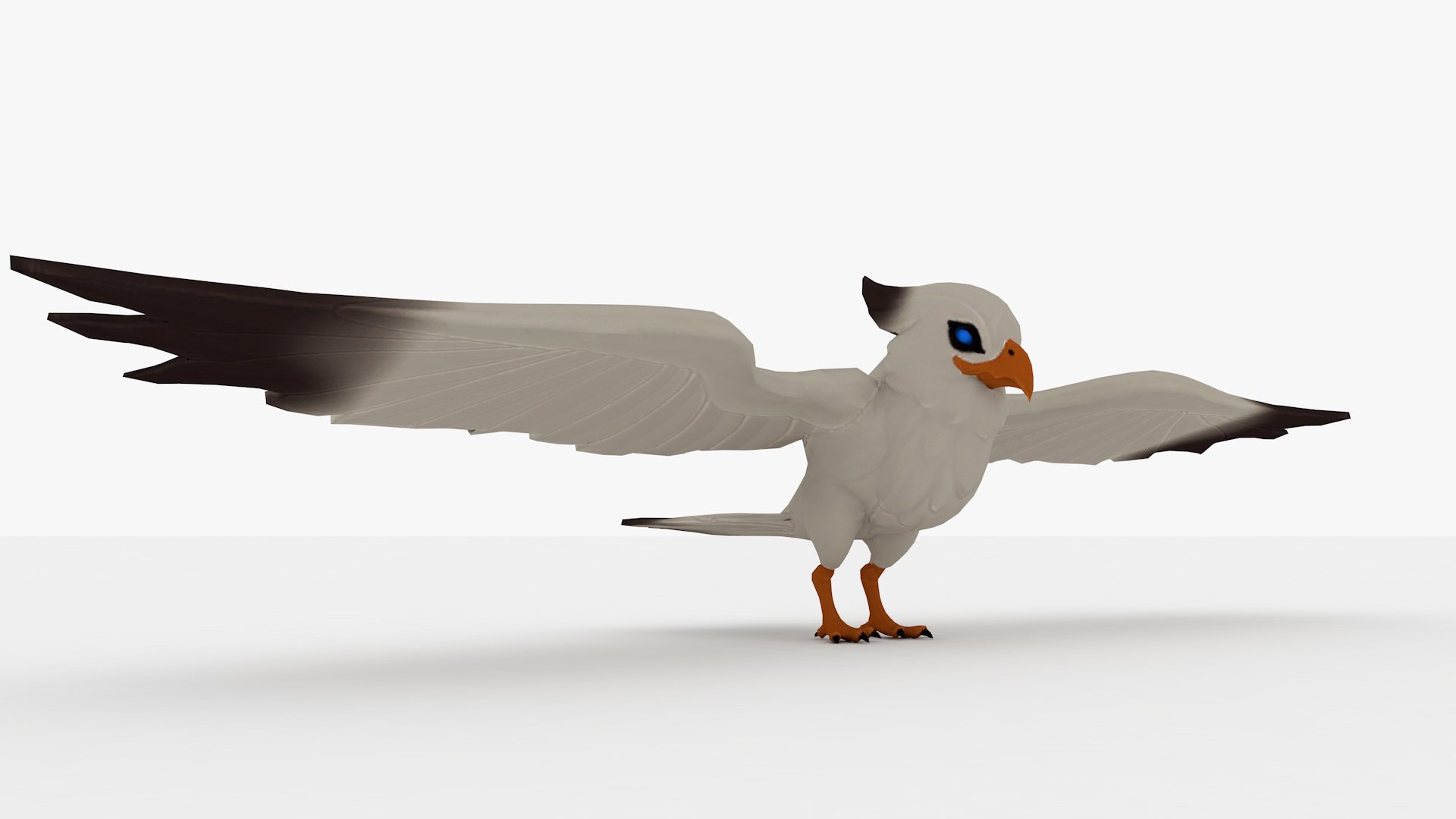 2in1 Eden Bird Rigged And Animated Model - TurboSquid 2331456