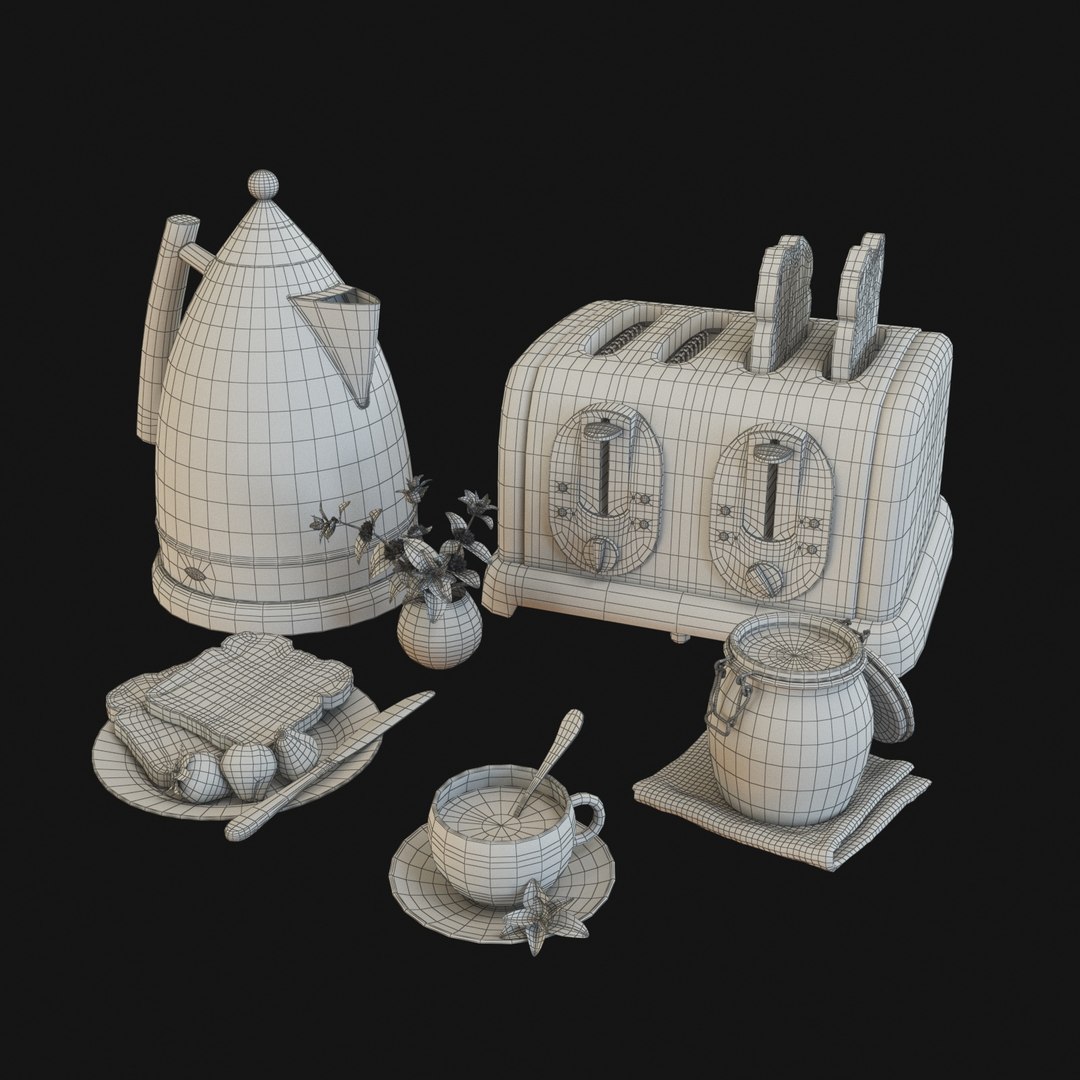 Toast Toaster Jam 3D - TurboSquid 1617009