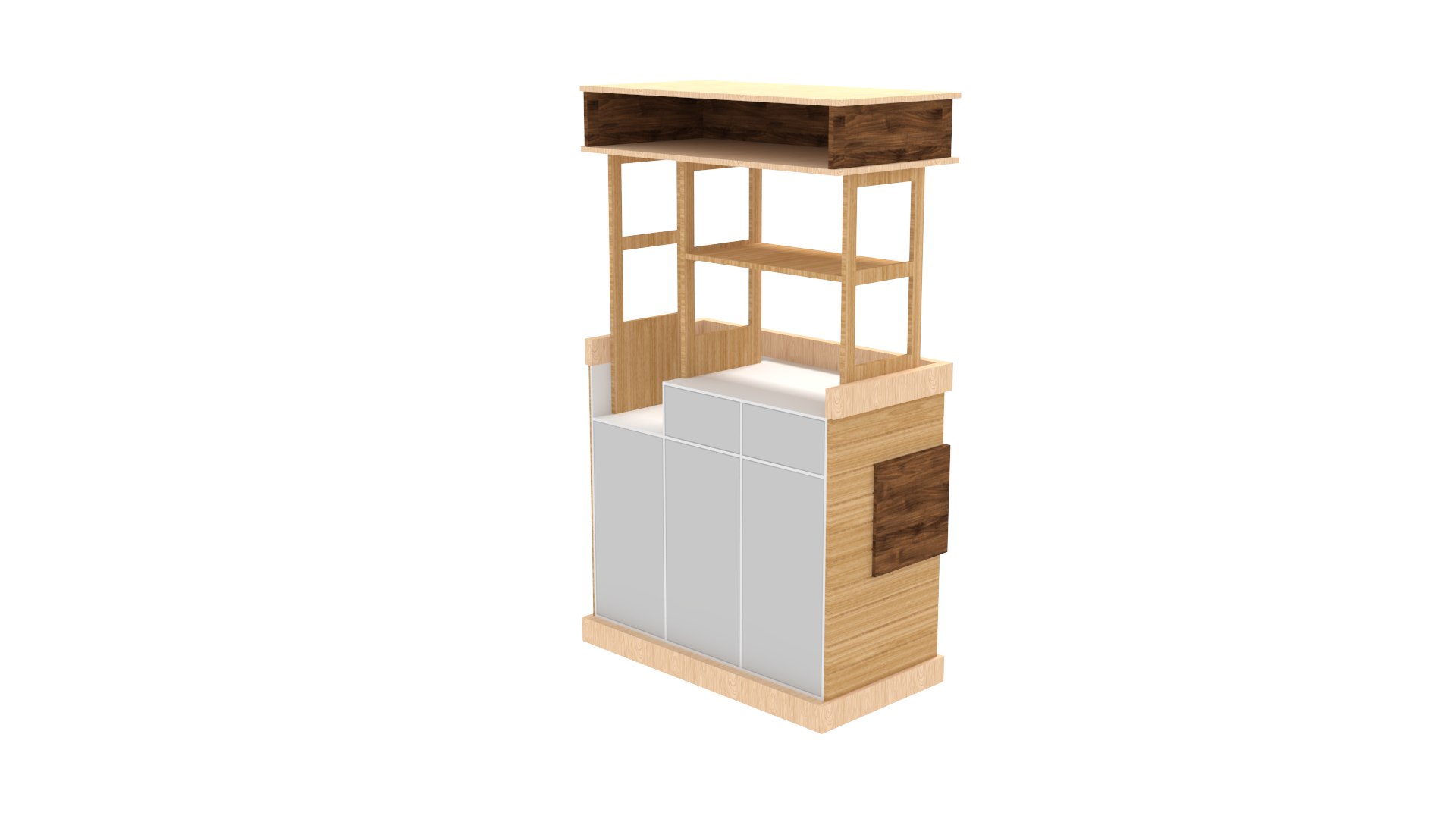 Food Stall 3D Model - TurboSquid 1784960