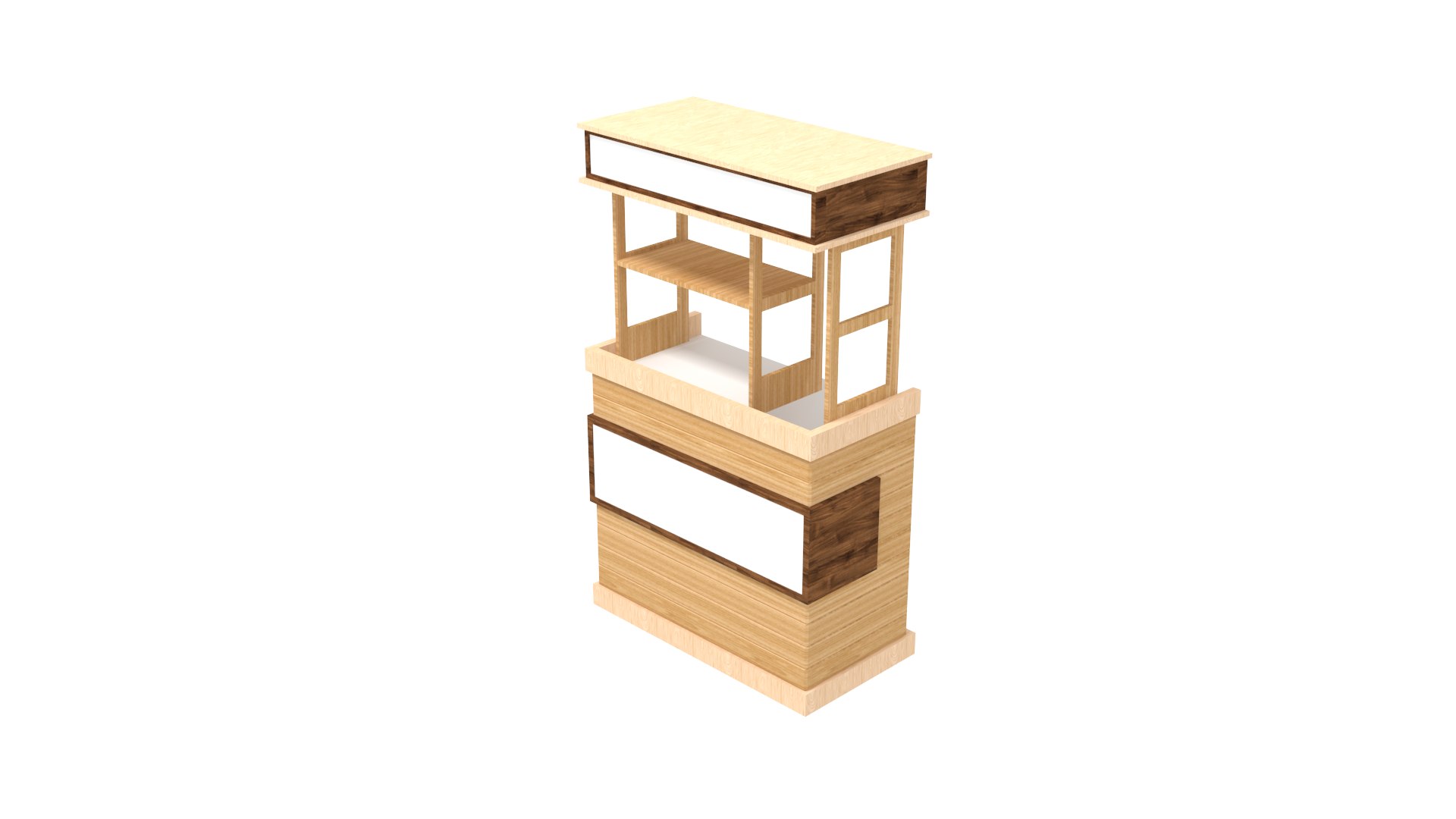 Food Stall 3D Model - TurboSquid 1784960
