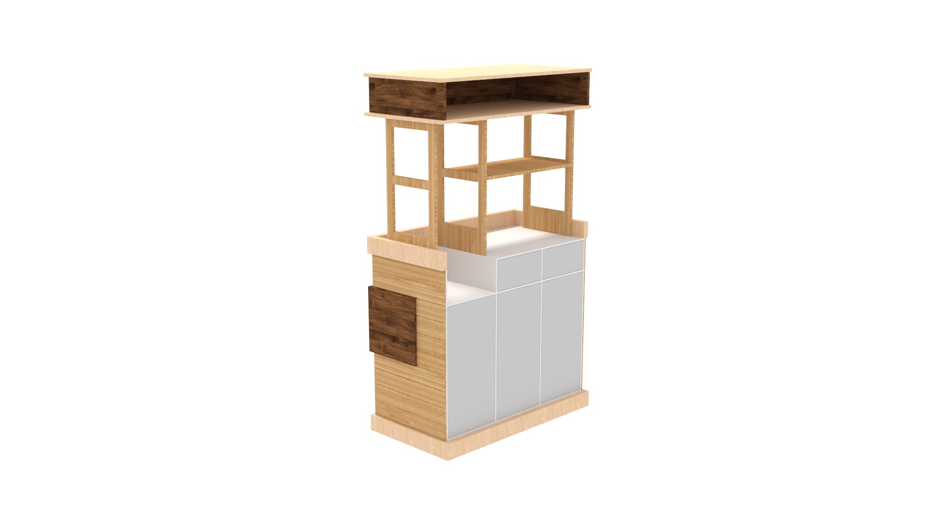 Food Stall 3D Model - TurboSquid 1784960