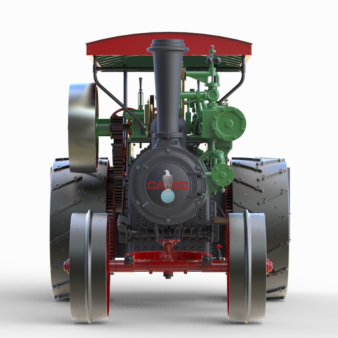 Steam Traction Engine 1912 3d Obj