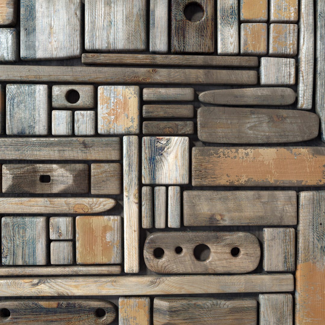 3D Wood Panel N11 - TurboSquid 2238710