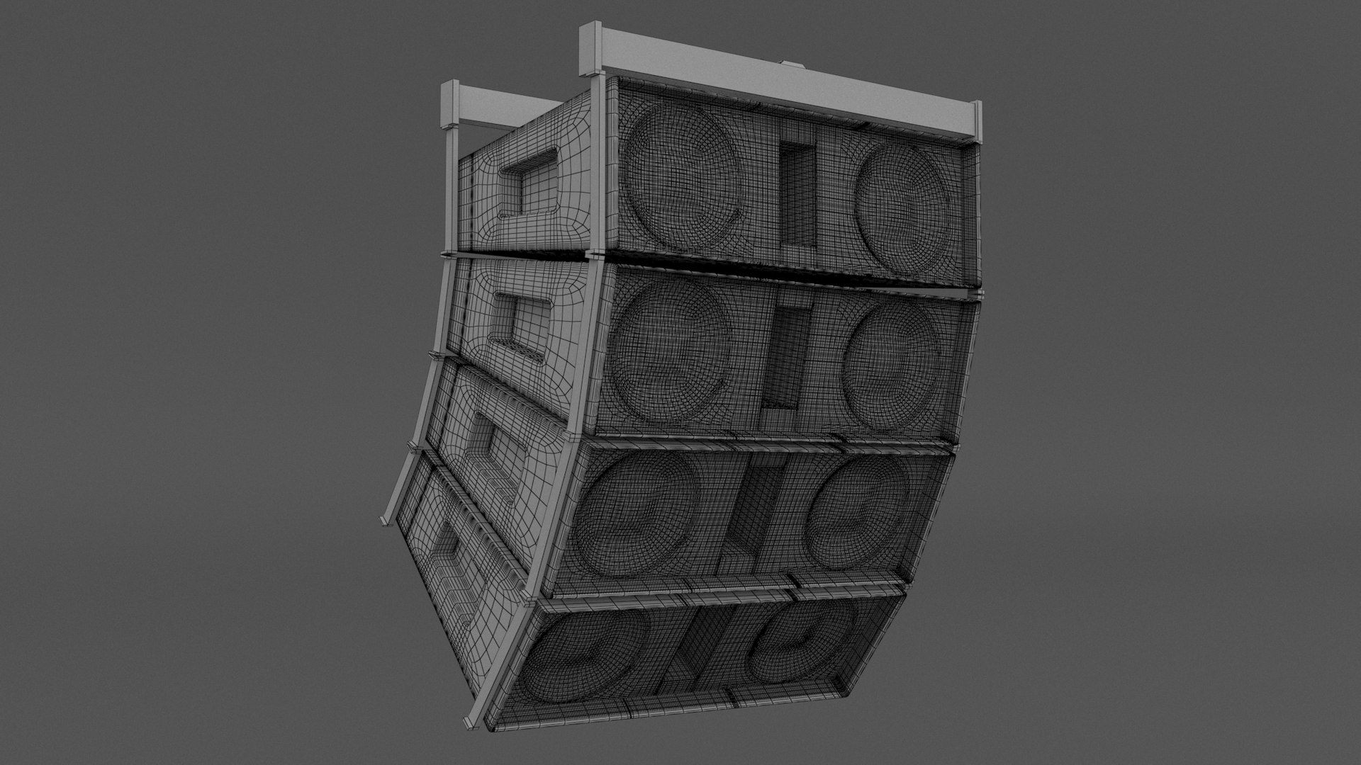 3D Model Line Array System - TurboSquid 1969727