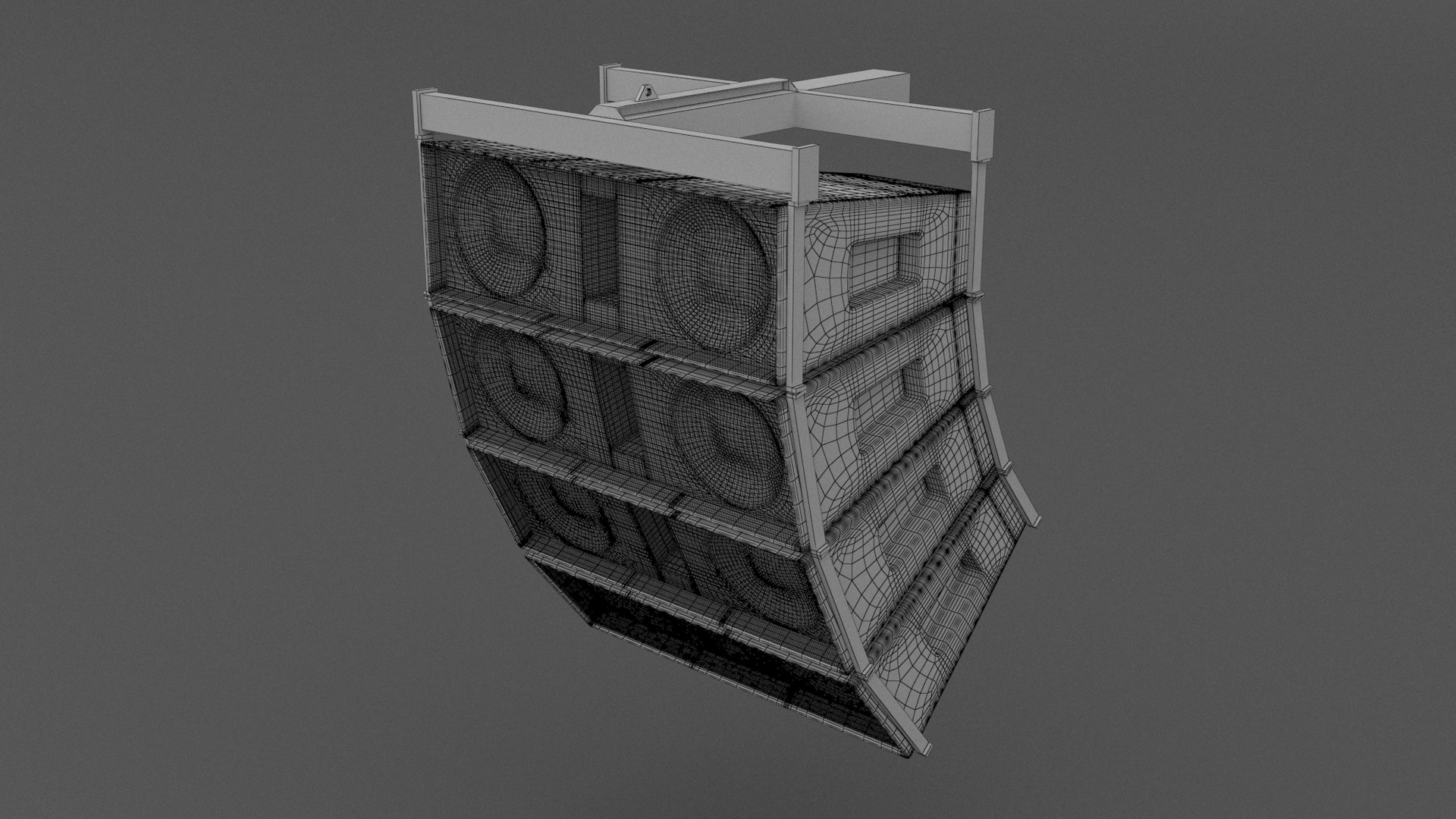 3d Model Line Array System Turbosquid 1969727