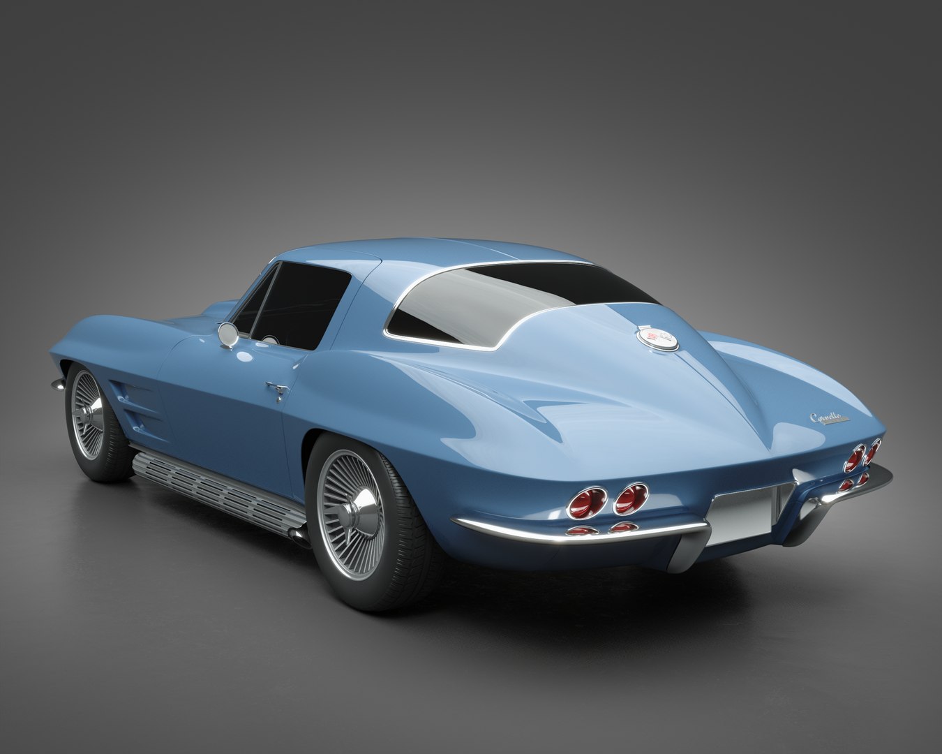 1966 Chevrolet Corvette 3d Model Turbosquid 1741223