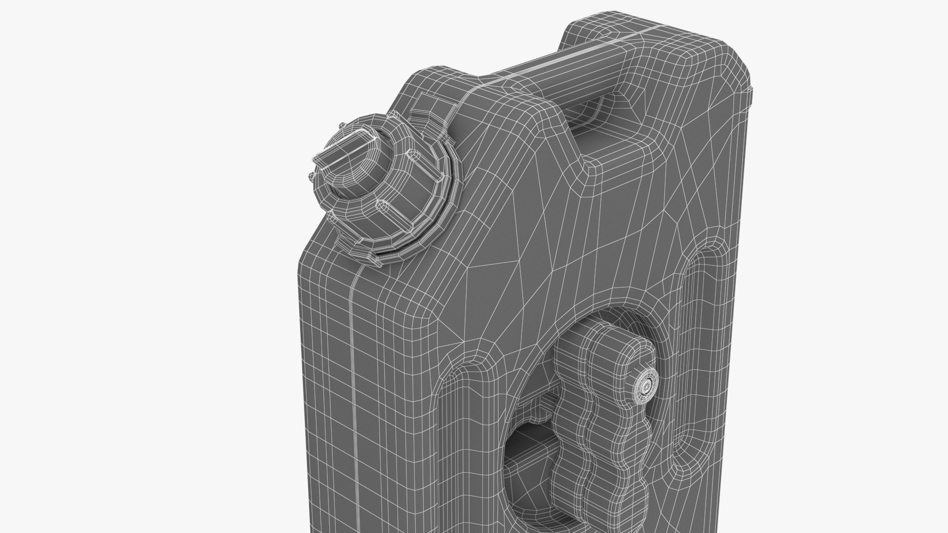 1 Gallon Plastic Jerry Model - TurboSquid 1473415