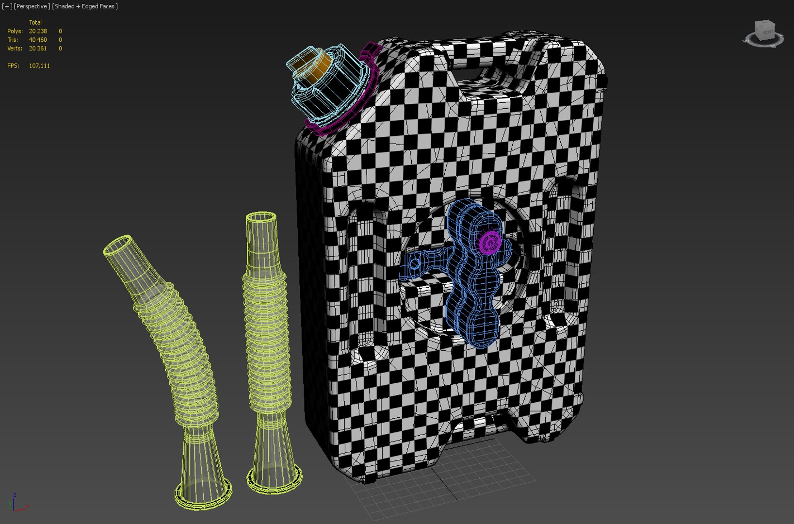 1 Gallon Plastic Jerry Model - TurboSquid 1473415